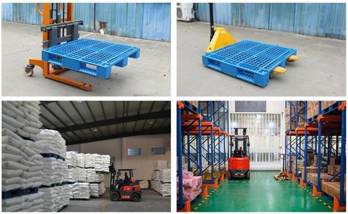 Green Perforated Pallet HDPE Warehouse Plastic Pallet 1500x1500mm