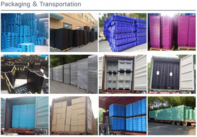 Reversible HDPE Plastic Pallets 1000 X 800 Lightweight Nesting Pallet