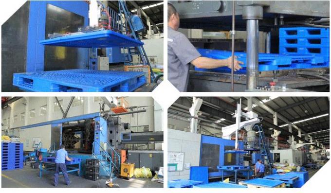 Disposable Package HDPE Pallets One Way Plastic Pallet Blue ISO9001