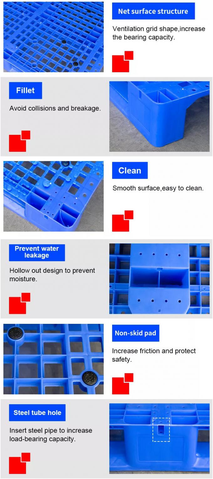 Eco Friendly Recycled Plastic Pallets CE Heavy Duty Nestable Pallet
