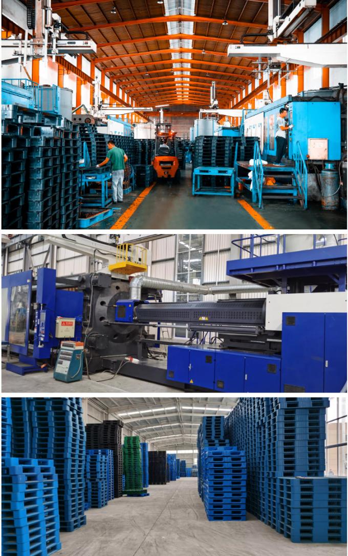 Stacking HDPE Plastic Pallet For Food And Transport CE SGS Approval