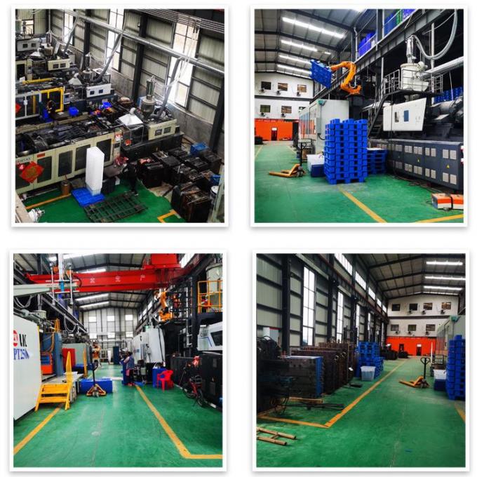 Euro Warehouse Forklift Racking HDPE Plastic Pallet 4 Way Entry Heavy Duty